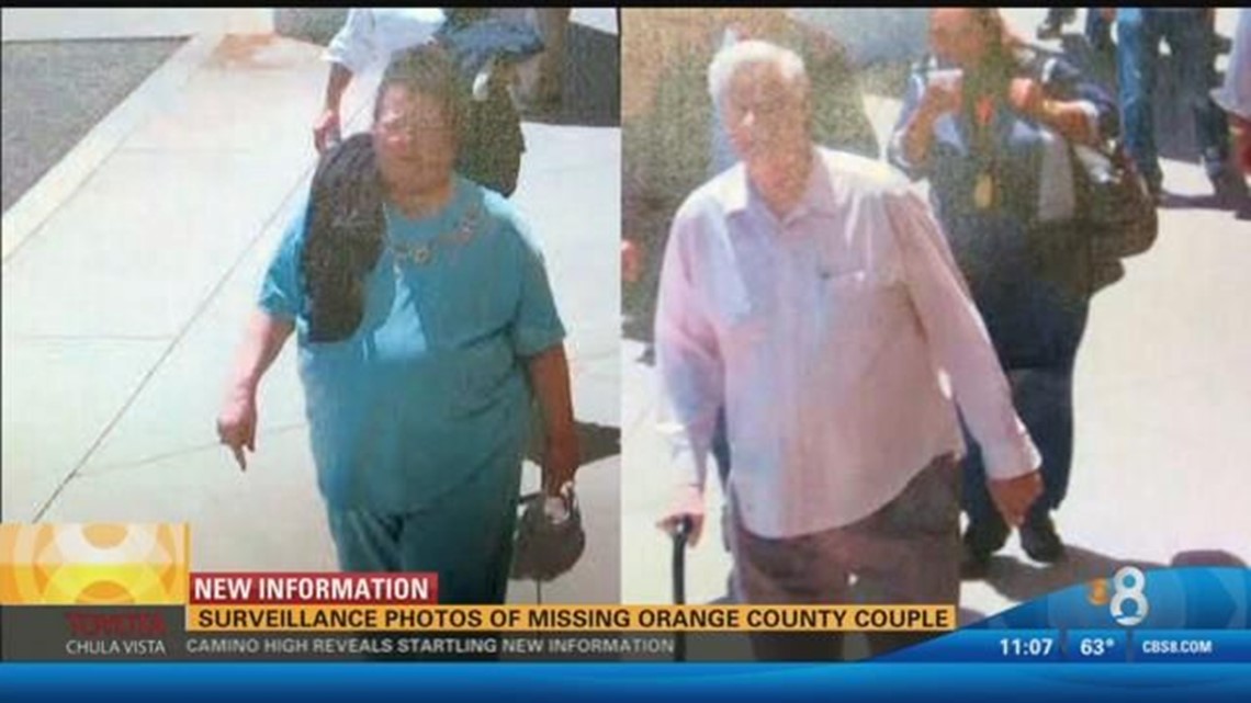 Surveillance photos of missing Orange County couple | cbs8.com