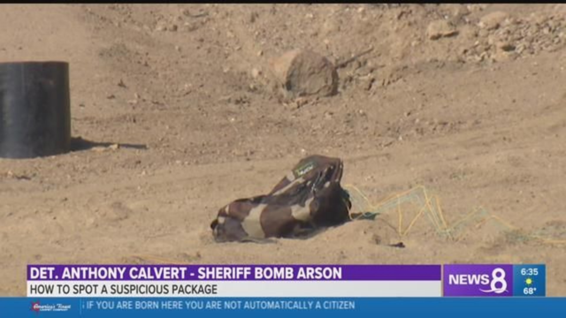 How to spot a suspicious package | cbs8.com