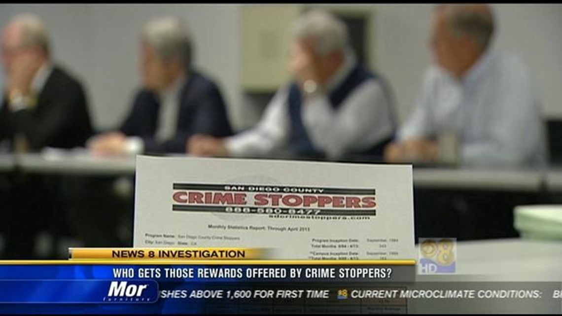 Who gets those rewards offered by Crime Stoppers? | cbs8.com