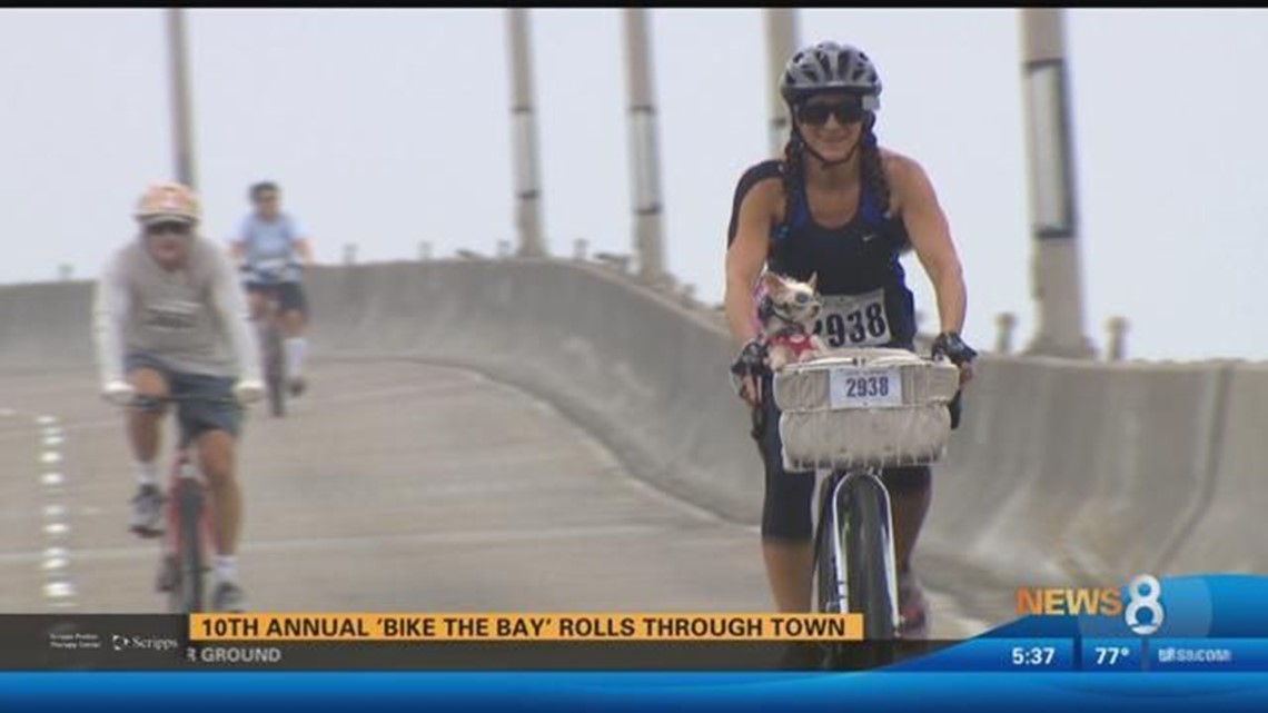 Bike Day: 3,500 bicyclists ride across the Coronado Bridge | cbs8.com