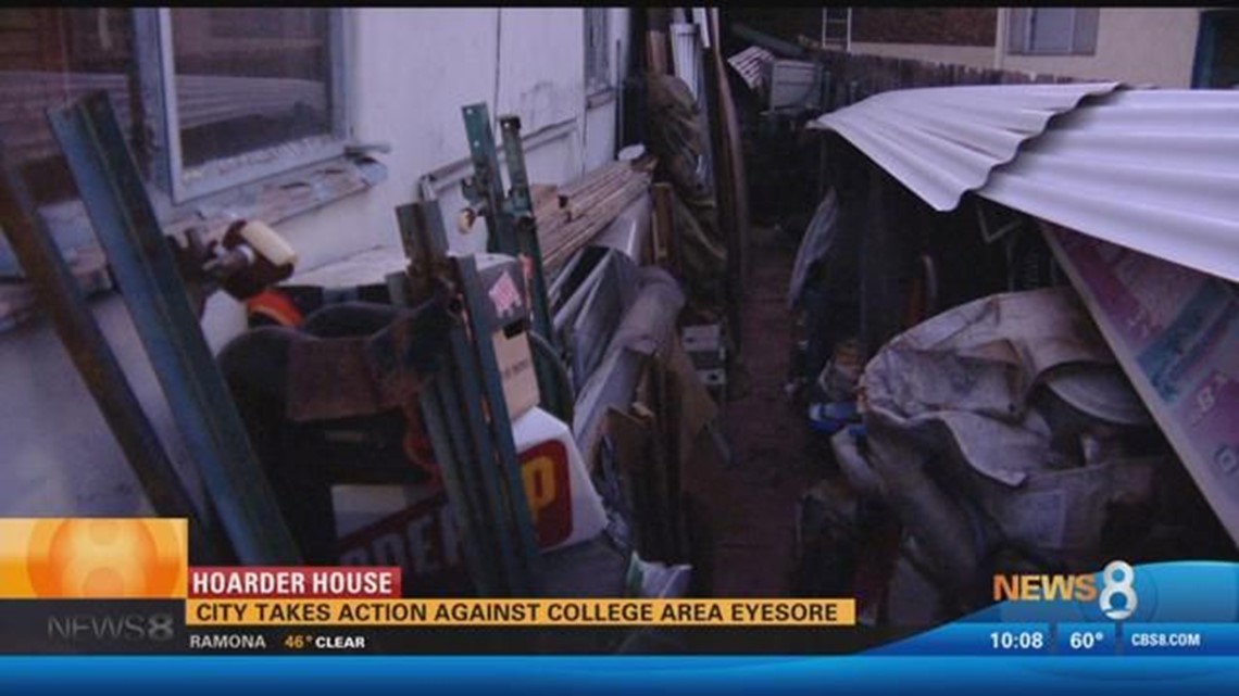 Hoarder House: City takes action against College Area eyesore | cbs8.com