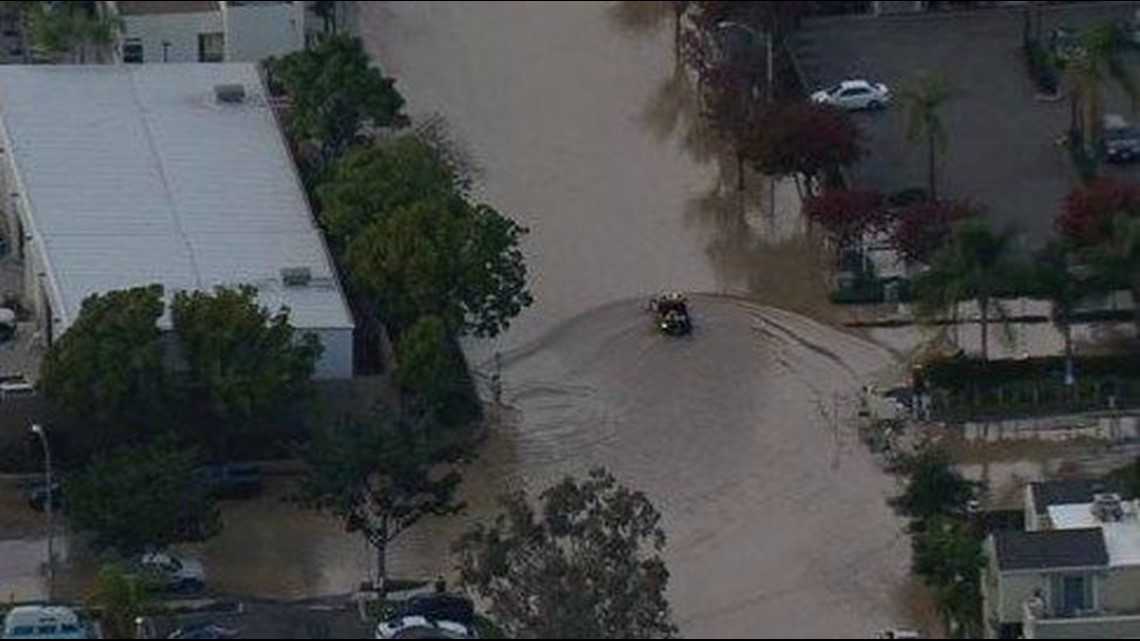 Repairs underway after water main break causes huge mess in Coronado ...
