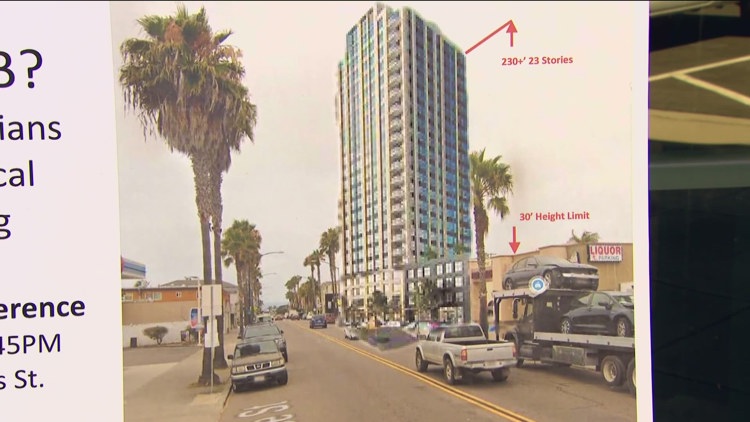 23-story 'pencil tower' high rise may be coming to Pacific Beach | cbs8.com