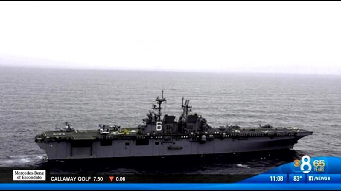 Navy's newest amphibious assault ship arrives in San Diego | cbs8.com