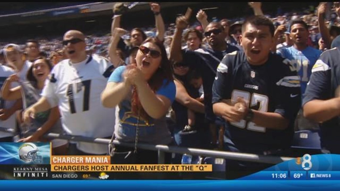 Chargers host Annual Fanfest at Qualcomm Stadium | cbs8.com
