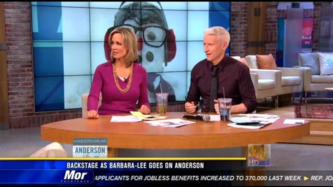 Backstage as Barbara-Lee Edwards goes on "Anderson" | cbs8.com