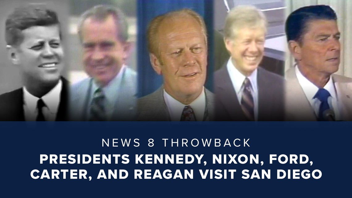 News 8 Throwback: Presidents Kennedy, Nixon, Ford, Carter, and Reagan ...