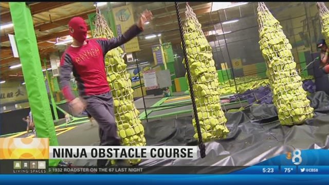 A ninja obstacle course | cbs8.com