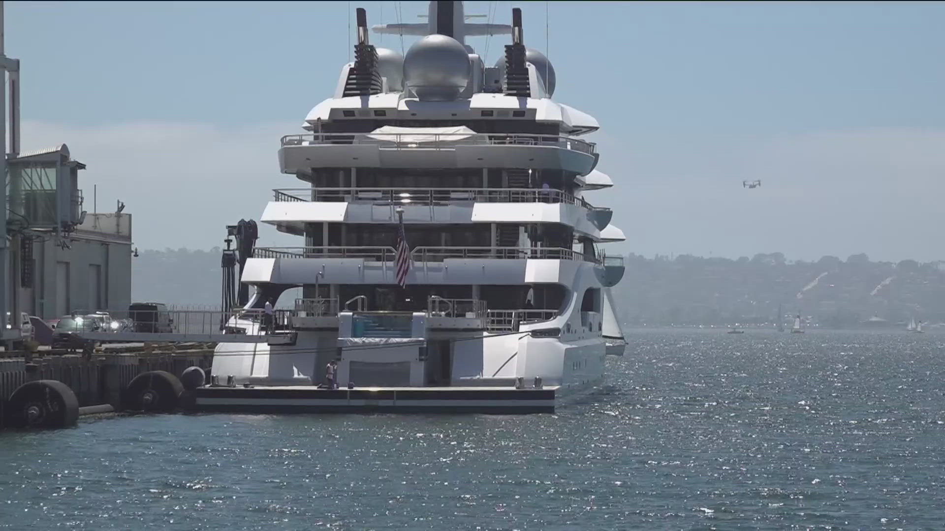 Russian superyacht docked in San Diego Bay set for auction | cbs8.com