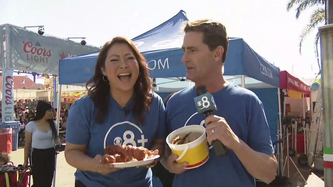 Marcella Lee and Jeff Zevely have fun talking and eating at the San ...