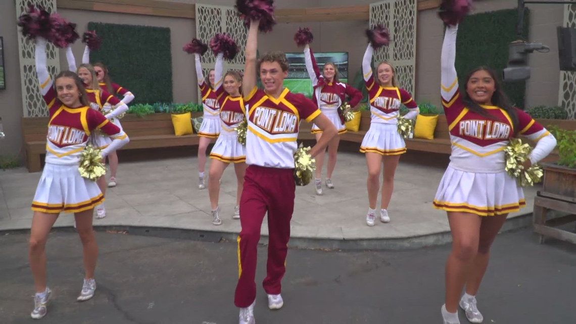 Friday morning cheer | Point Loma High Cheer prepares for Friday night ...