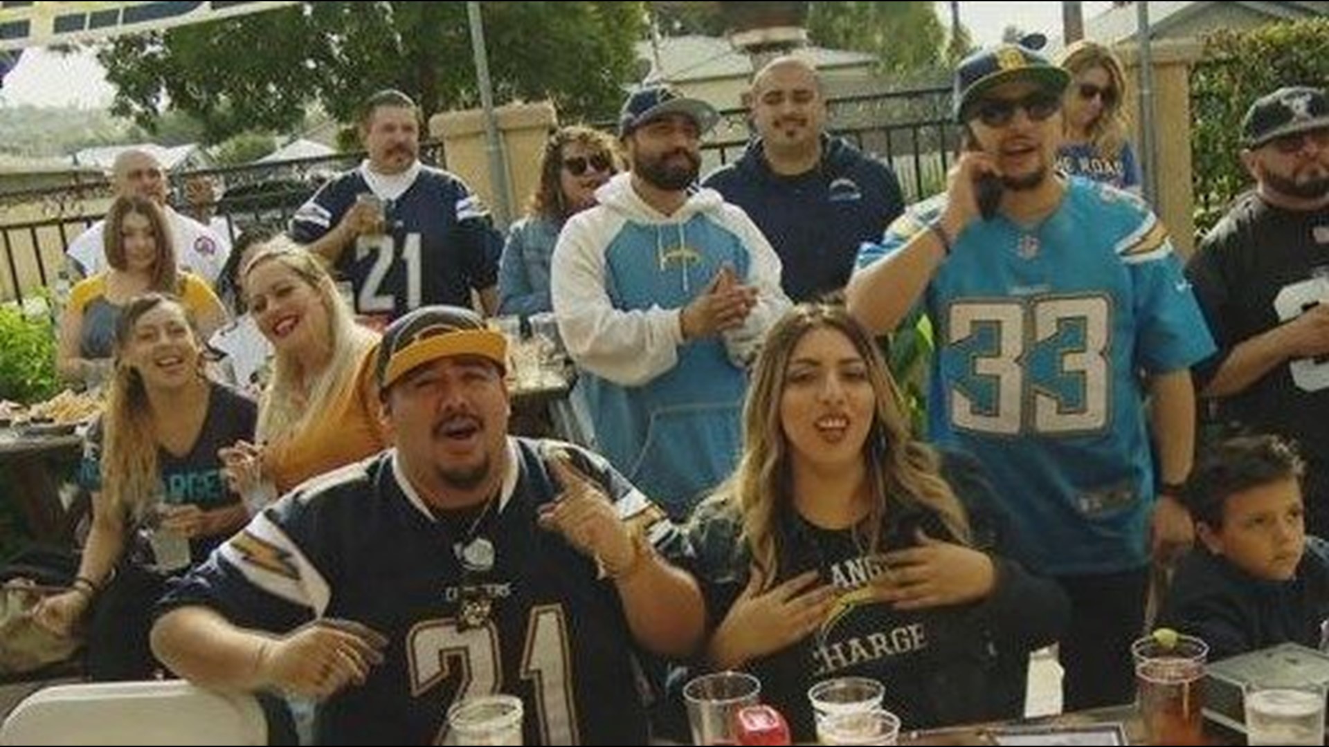 Chargers fans pack San Diego sports bars for playoff game | cbs8.com