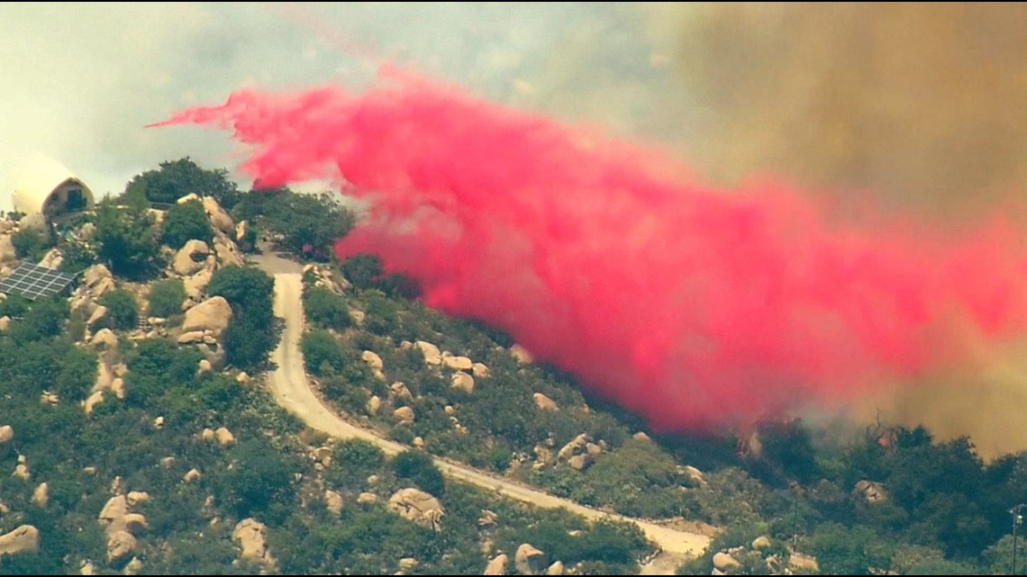 100-acre Skyline Fire near Jamul fully contained as of Sunday evening ...