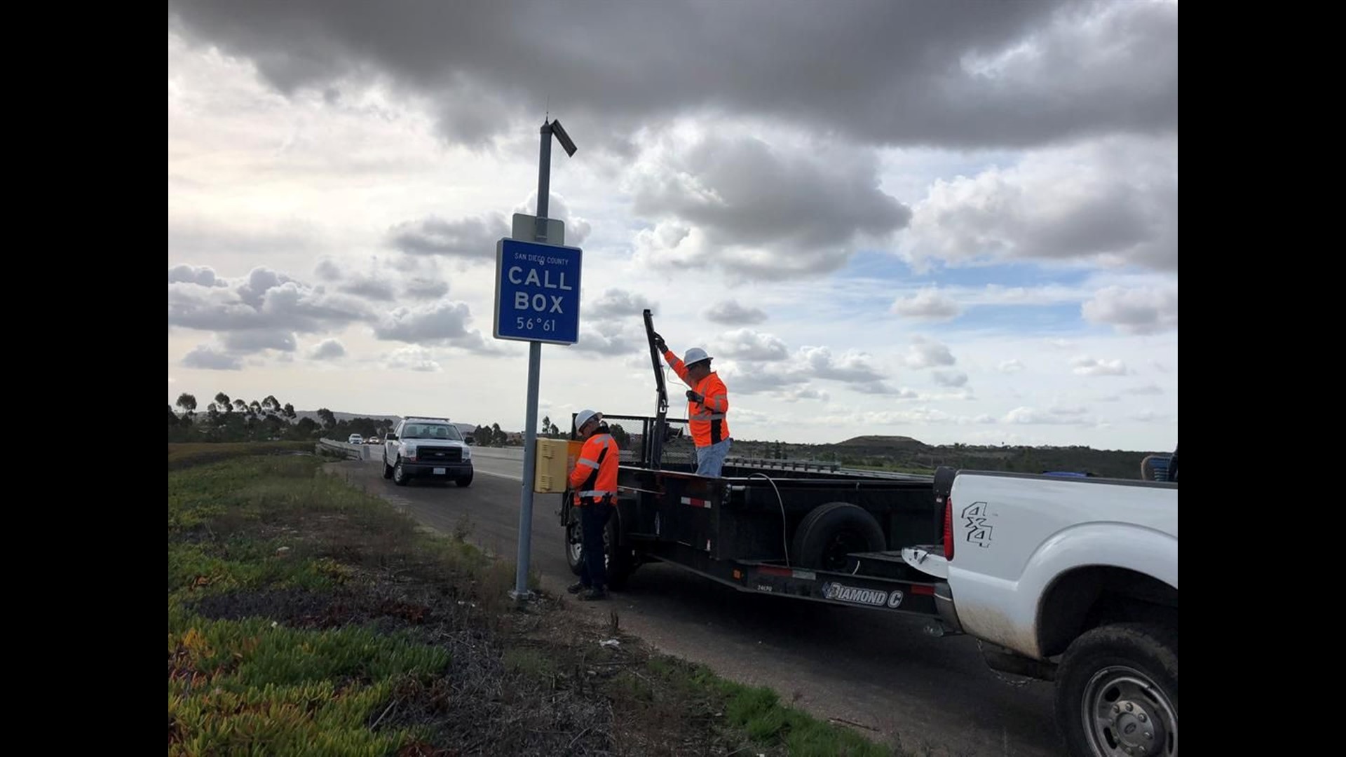 Freeway call boxes going the way of landline telephones | cbs8.com