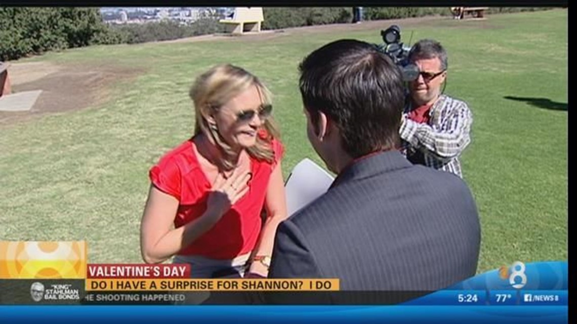 CBS News 8's Shannon Handy gets surprise proposal | cbs8.com