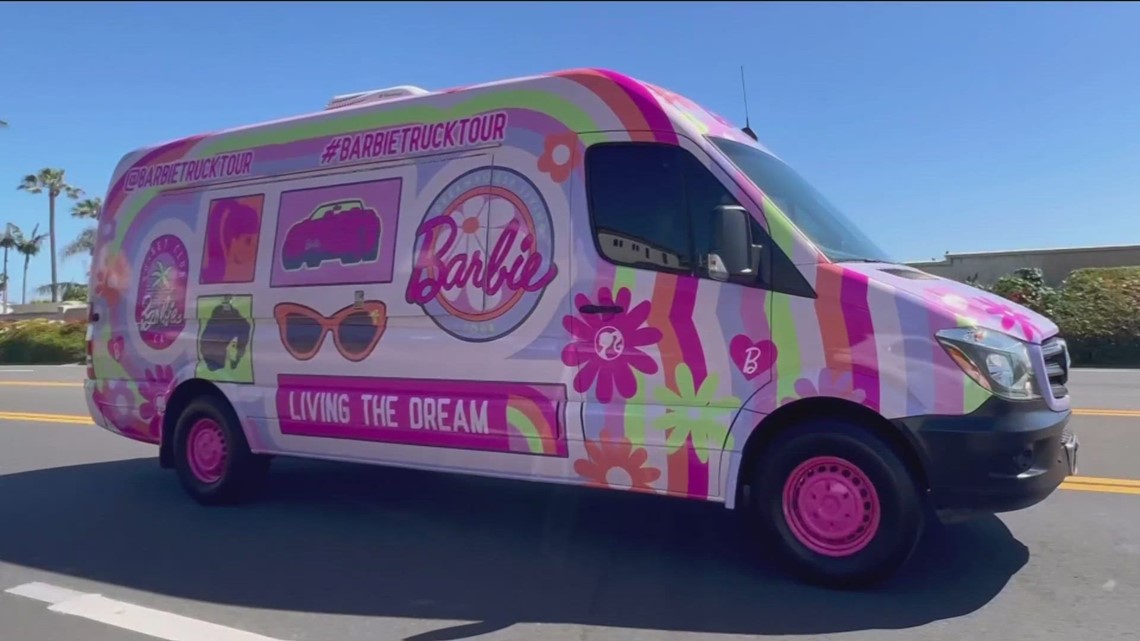 Barbie Dreamhouse Living Pop-up truck comes to Chula Vista | cbs8.com
