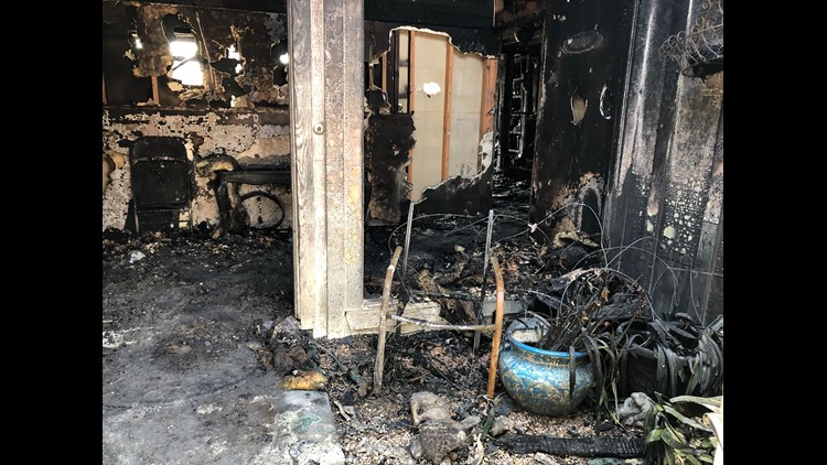 Poway home damaged by fire | cbs8.com