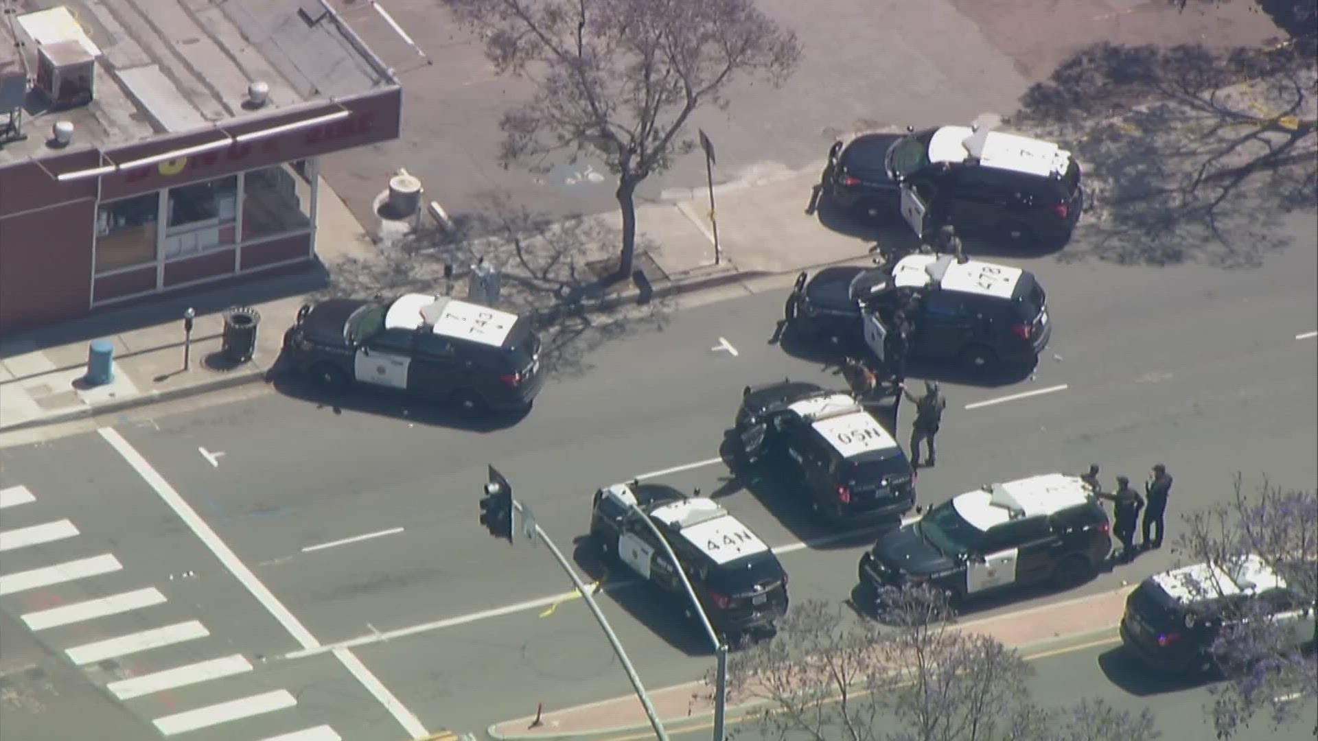 SWAT standoff at Hillcrest donut shop | cbs8.com