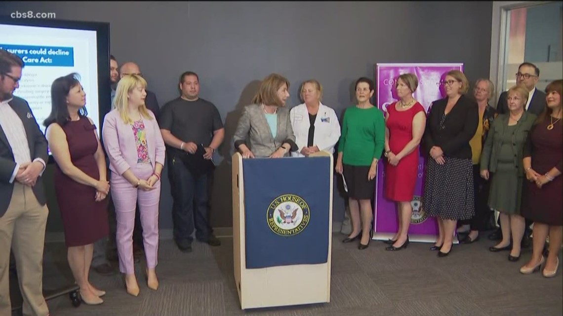 Rep. Susan Davis calls for maintained coverage of pre-existing ...