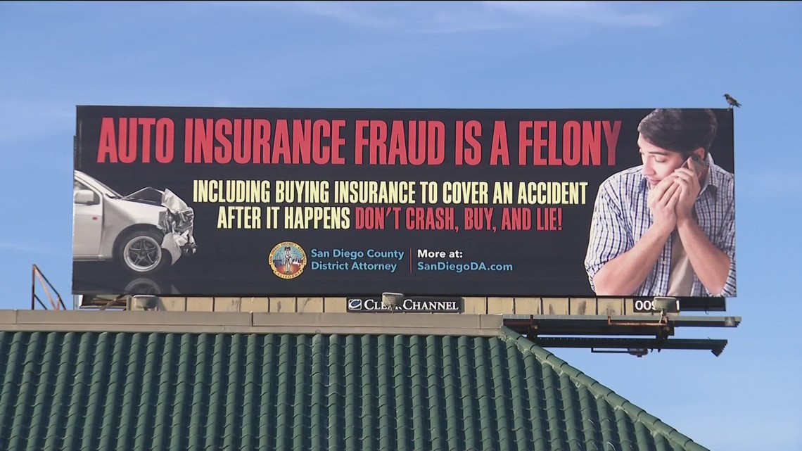 Billboard in San Diego warns against insurance fraud | cbs8.com