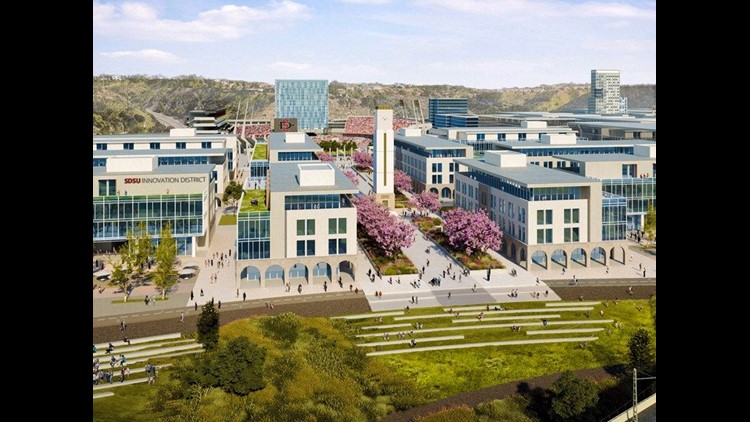 San Diego State University gives new look at SDSU Mission Valley plan ...