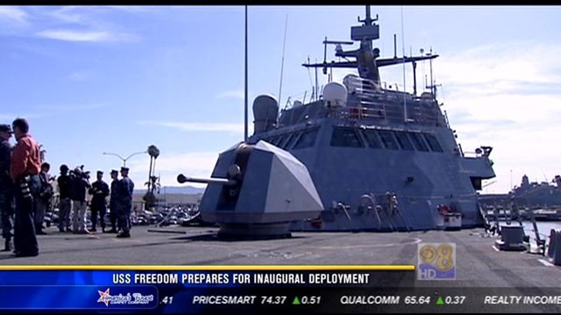 USS Freedom prepares for inaugural deployment | cbs8.com