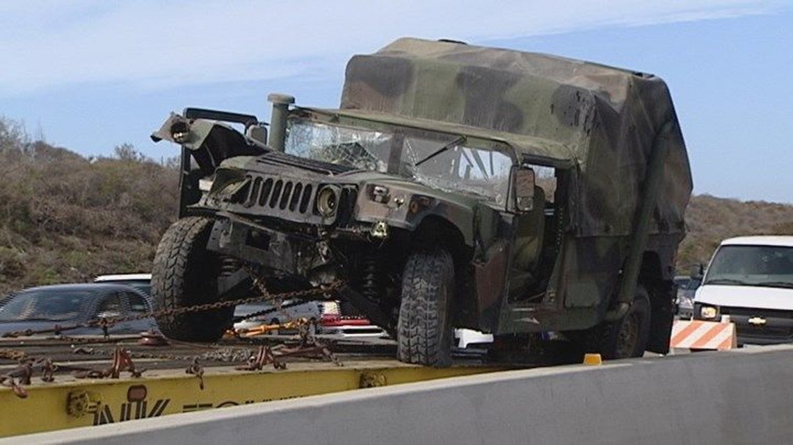 2 Camp Pendleton Marines injured in Humvee crash | cbs8.com