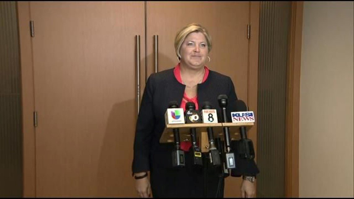 Deputy District Attorney speaks outside courtroom | cbs8.com