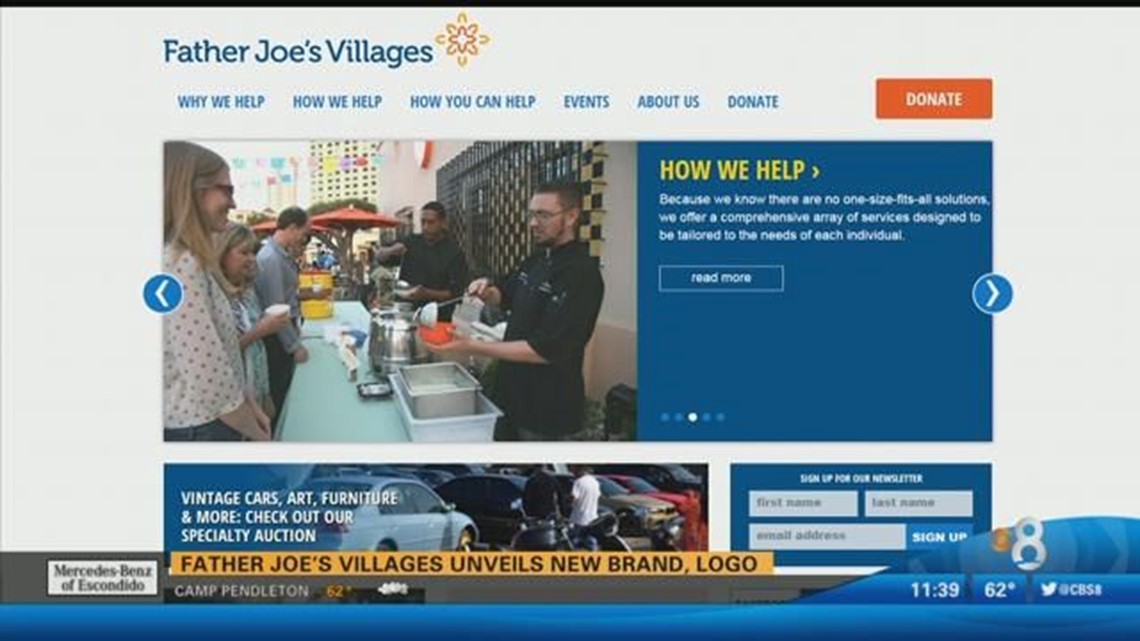 Father Joe's Villages unveils new brand, logo | cbs8.com