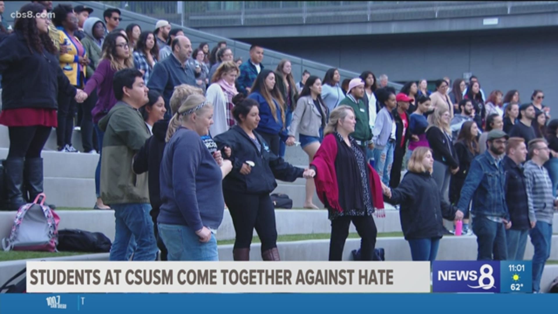 Students at CSUSM come together against hate | cbs8.com