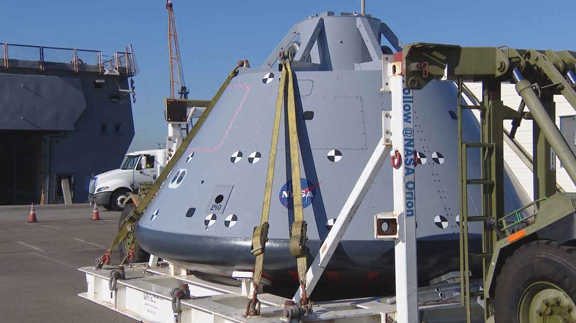 Navy prepares for recovering NASA's Orion Capsule | cbs8.com
