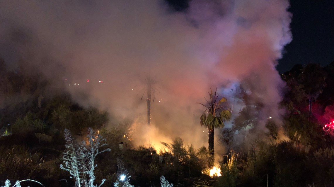 Crews knock down brush fire in Chula Vista | cbs8.com