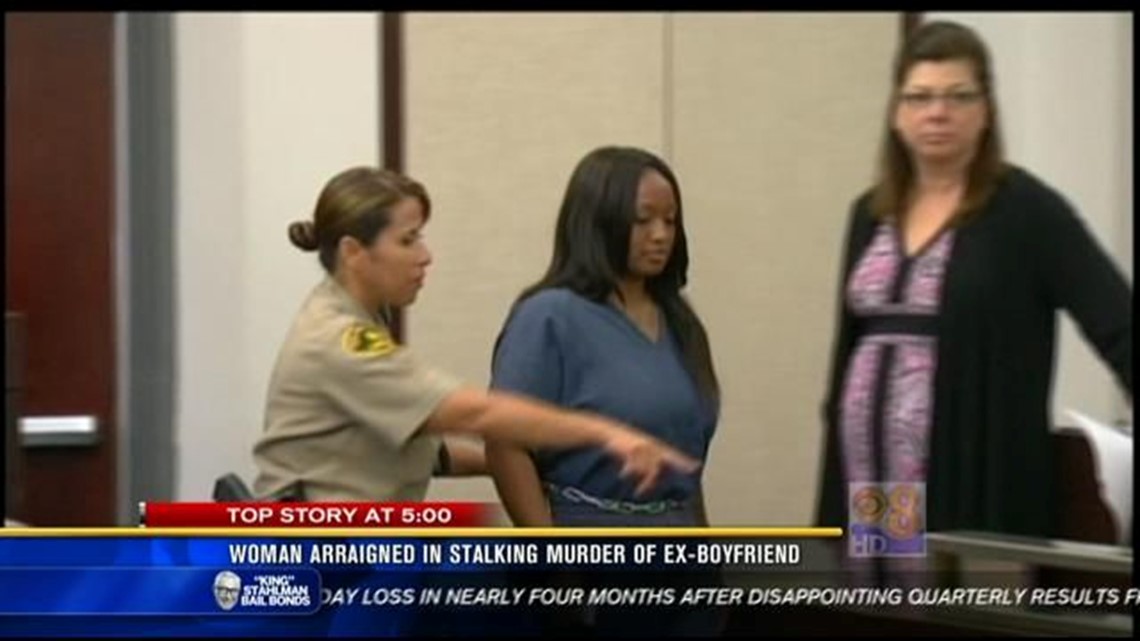 Woman arraigned in stalking murder of ex-boyfriend | cbs8.com