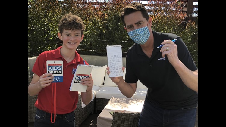Encinitas student lands dream job as 'Scholastic Kid Reporter' | cbs8.com