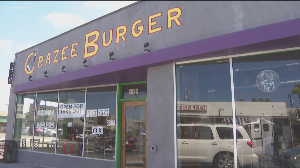 Crazee Burger CEO willing to reopen his business safely | cbs8.com