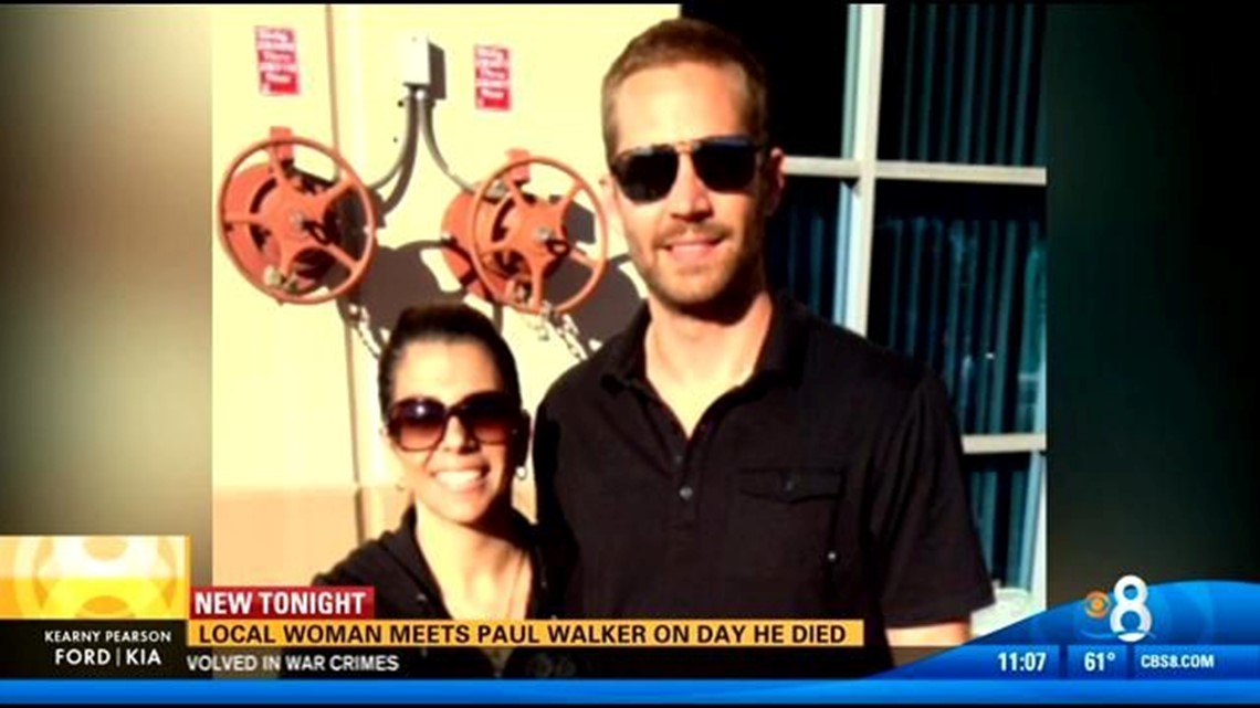 El Cajon woman met Paul Walker moments before his death | cbs8.com