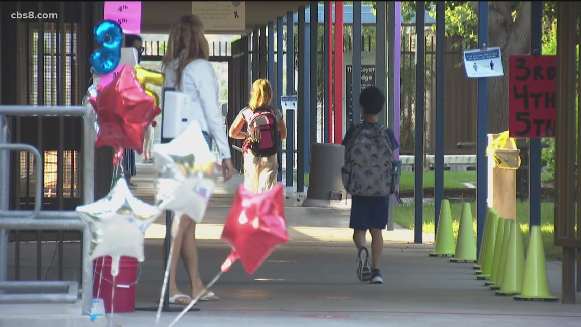 Students from 10 Poway Unified elementary schools return for in-person ...