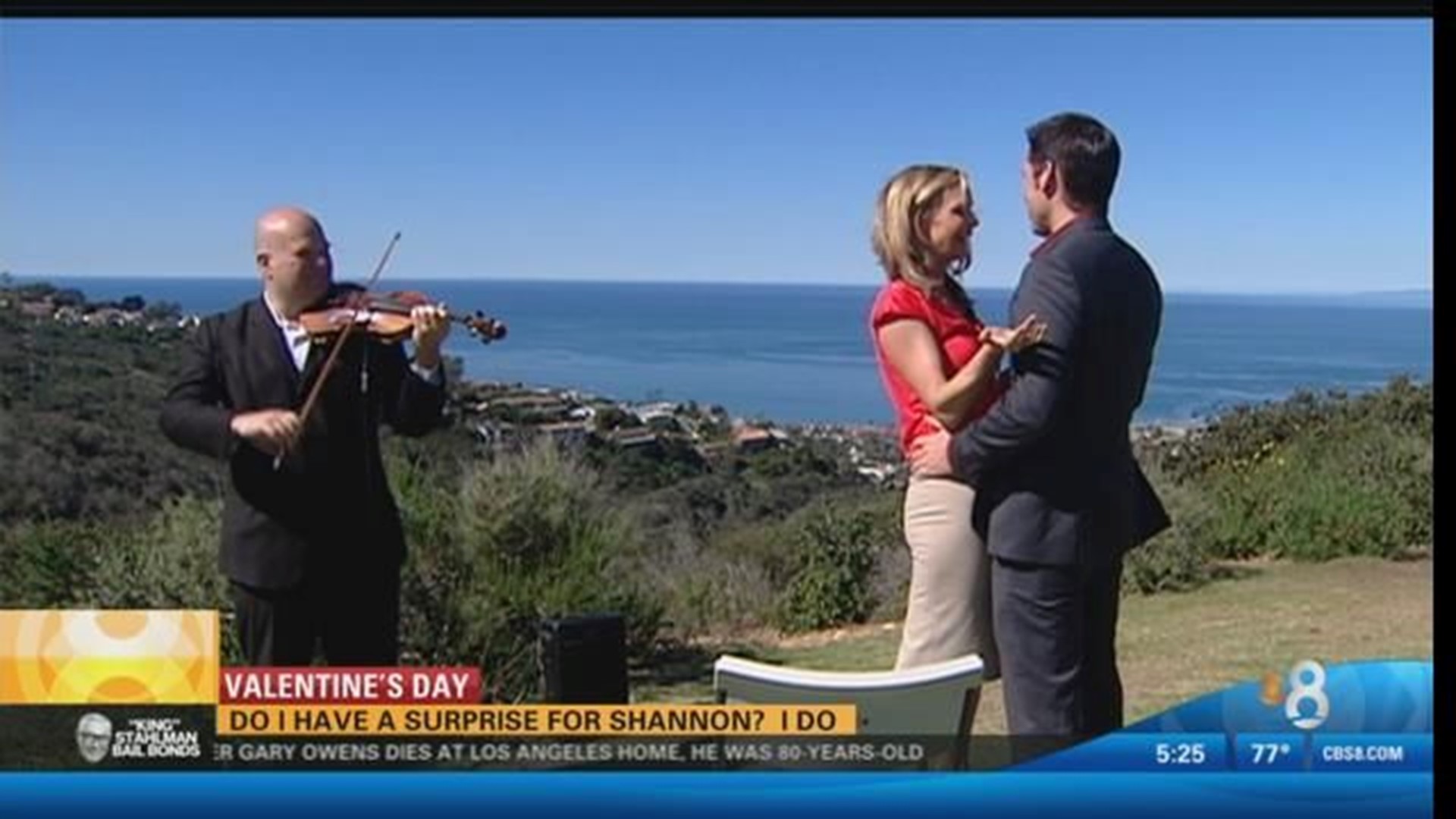CBS News 8's Shannon Handy gets surprise proposal | cbs8.com