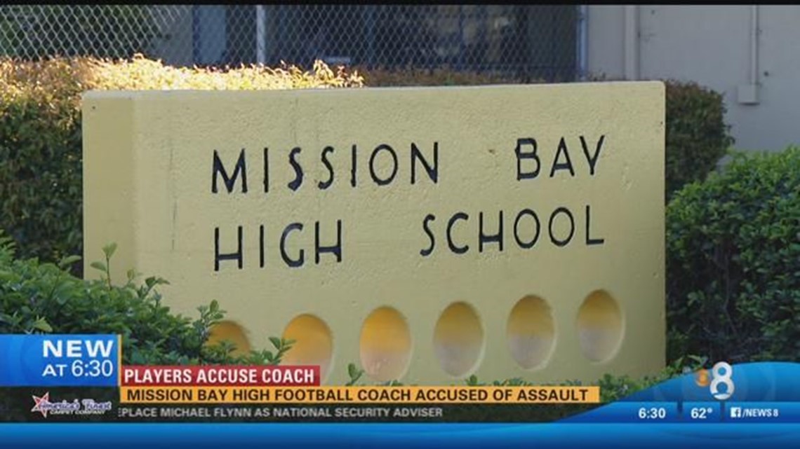 Mission Bay High football players accuse coach of assault | cbs8.com