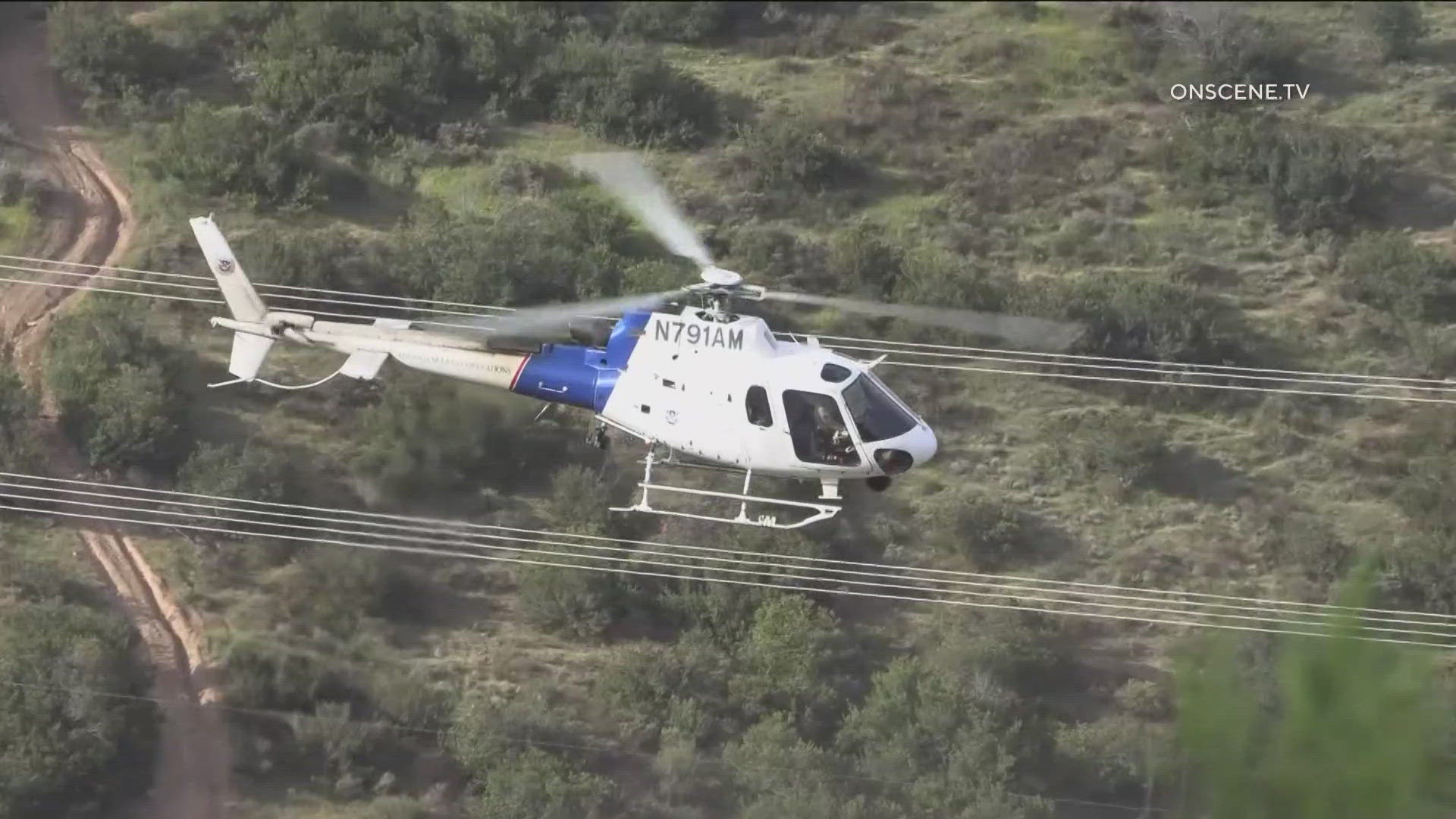 CBP helicopter assists with arrest of migrants at Otay Mountain | cbs8.com