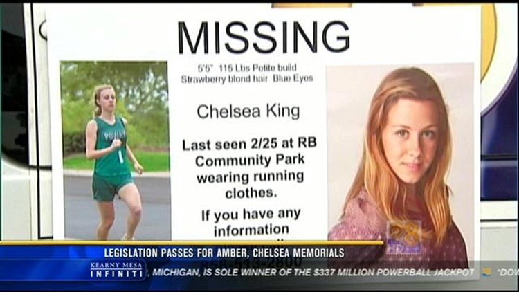 Legislation passes for Amber, Chelsea memorials | cbs8.com