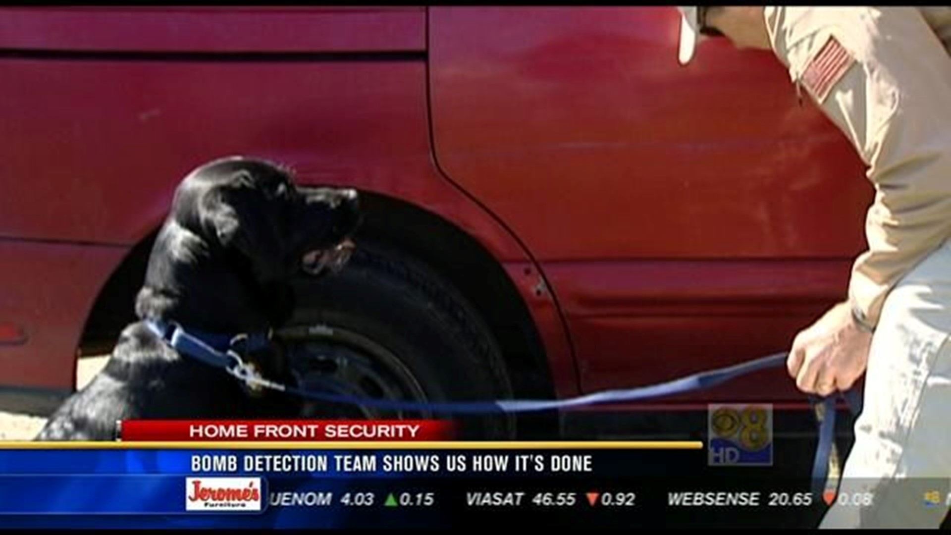 Bomb detection team shows us how it's done | cbs8.com