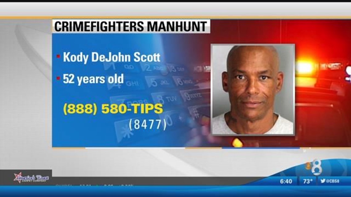 CrimeFighters Alert: Manhunt for Kody DeJohn Scott | cbs8.com