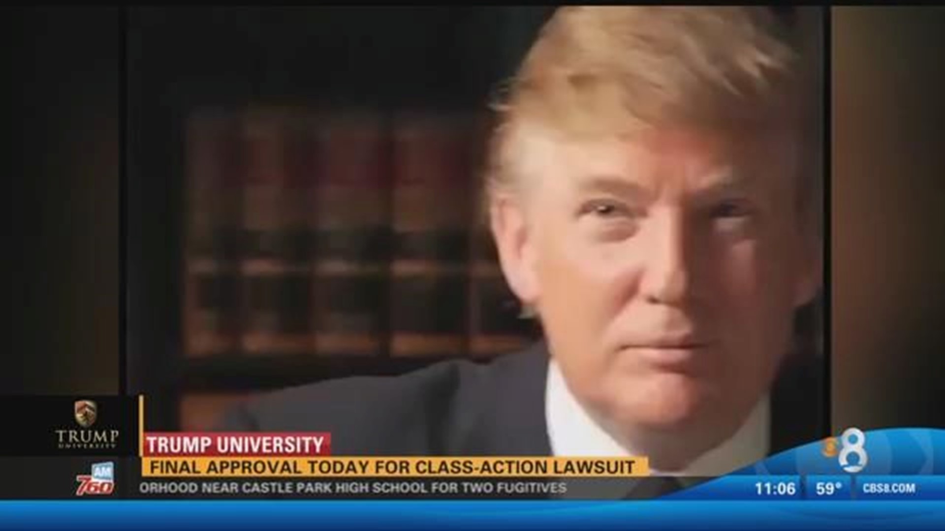 Judge approves $25 million Trump University settlement | cbs8.com