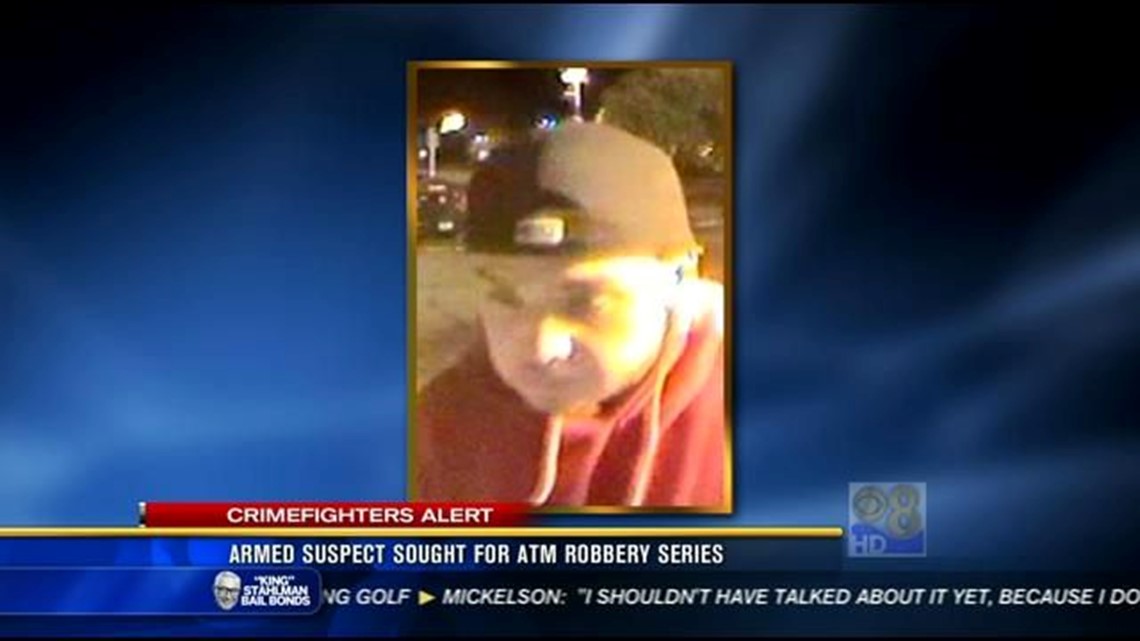 Armed suspect sought for ATM robbery series | cbs8.com Armed suspect sought for ATM robbery series | cbs8.com