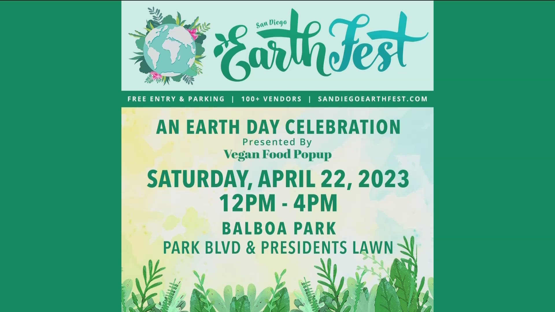 Balboa Park hosting San Diego EarthFest on April 22 | cbs8.com