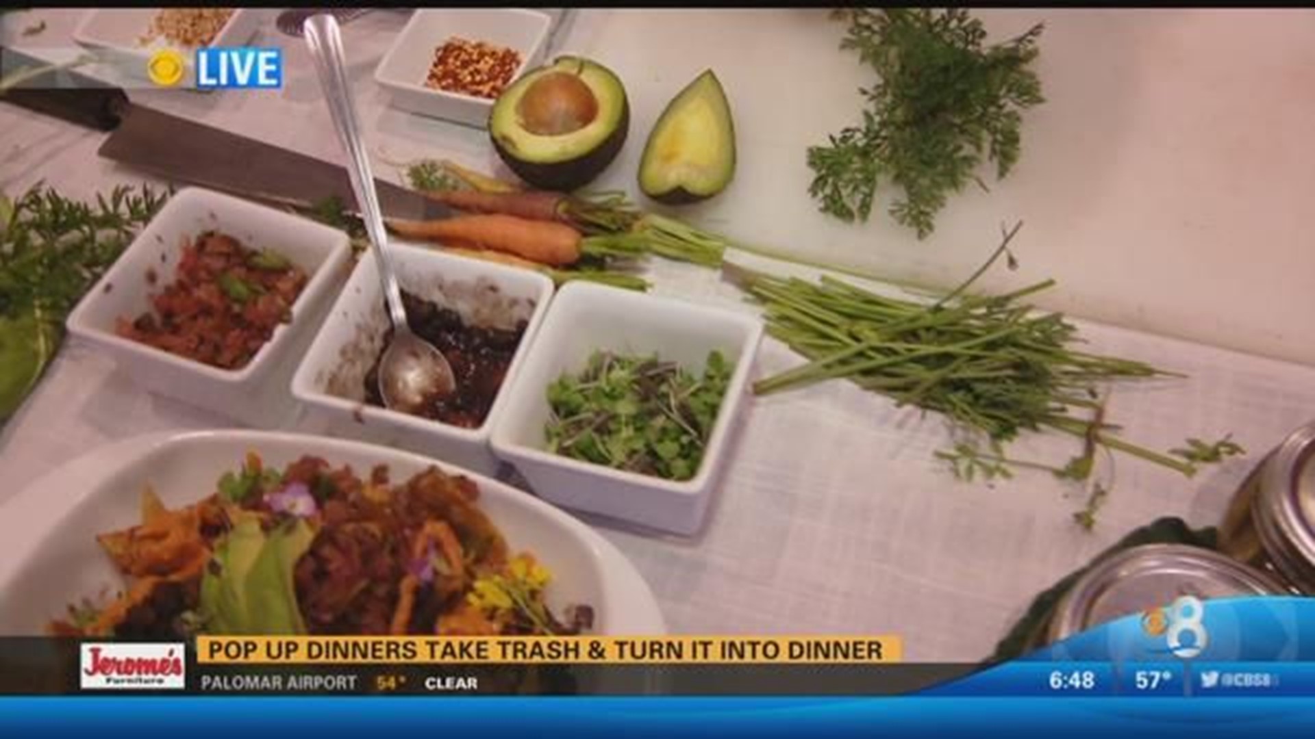 Pop up dinners take trash and turn it into dinner | cbs8.com