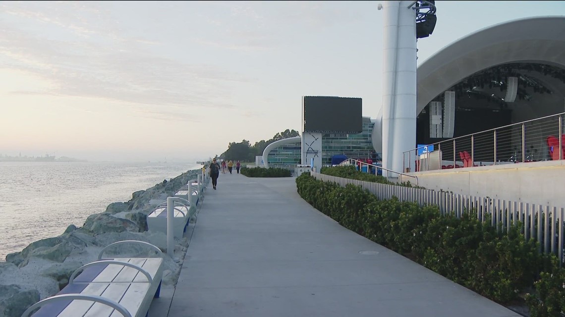 Pedestrians barred from San Diego’s Rady Shell promenade during Ed ...