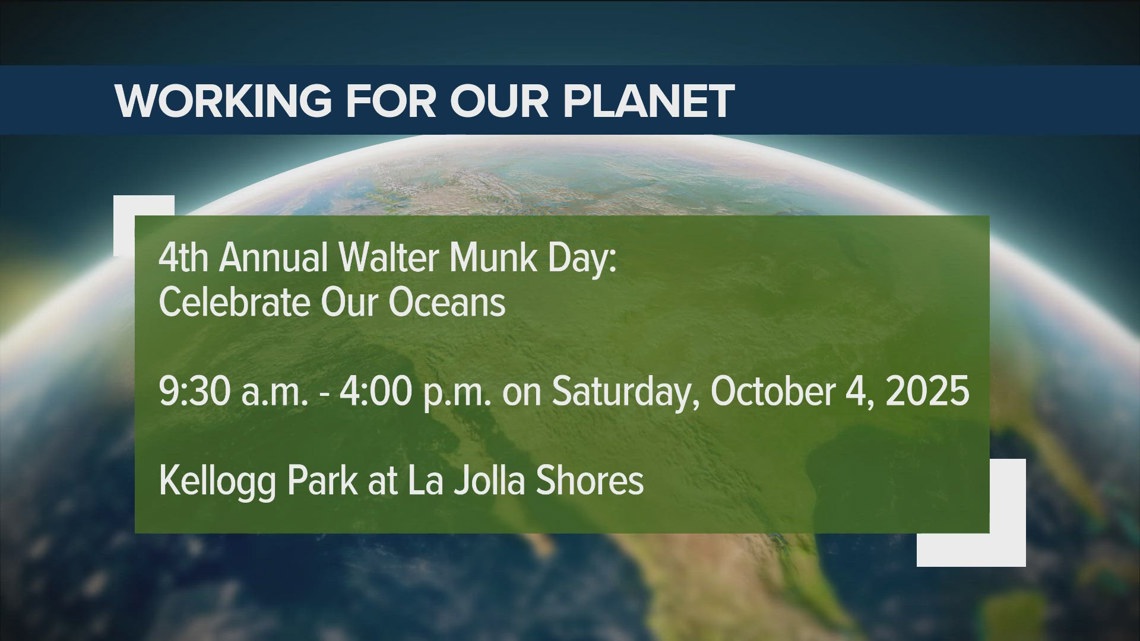 Celebrate Walter Munk Day on Saturday | Working for Our Planet | cbs8.com