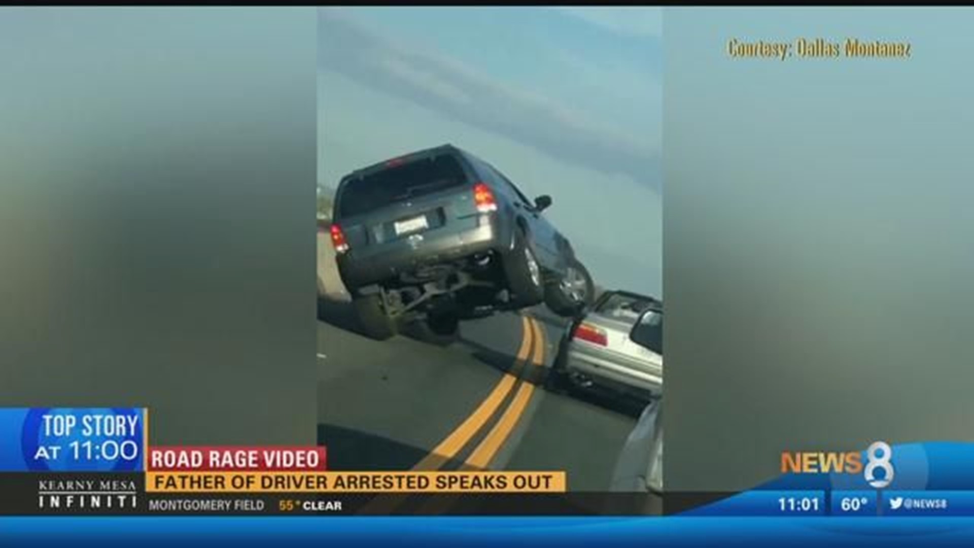 Road Rage Video: Father of driver arrested speaks out | cbs8.com